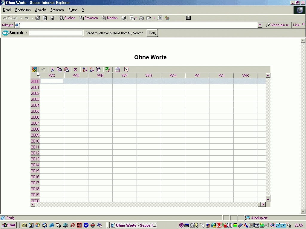Excel 2000 Easter Eggs